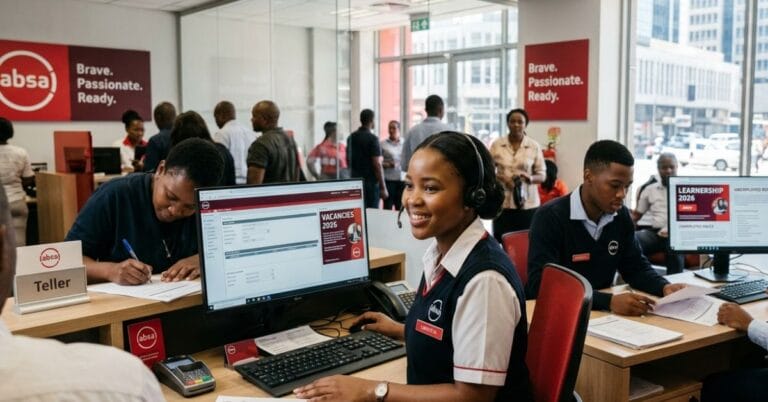 Absa Vacancies/Learnership 2026: Apply for Unemployed FTC, Teller ...