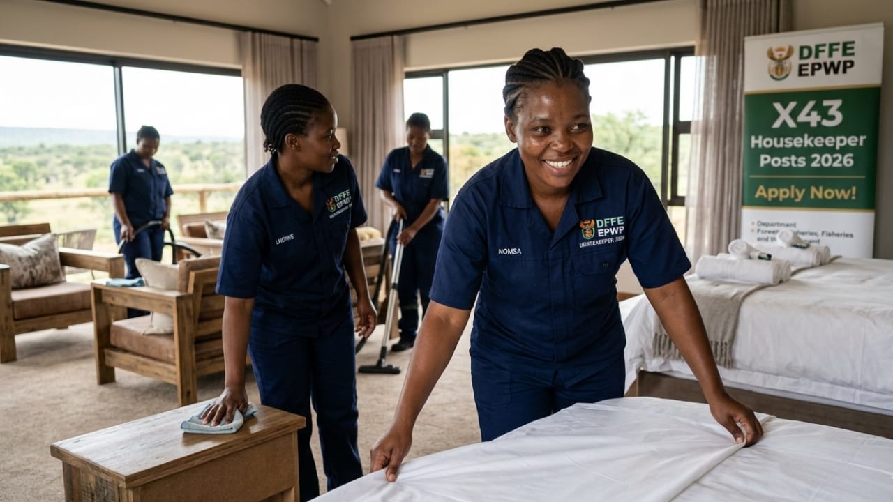 DFFE EPWP Housekeeper Jobs 2026: X43 Posts Open
